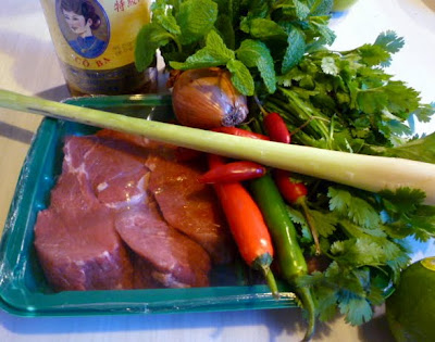 3 hungry tummies: Neua Yang Nam Tok เนื้อย่างน้ำตก Waterfall Grilled ...