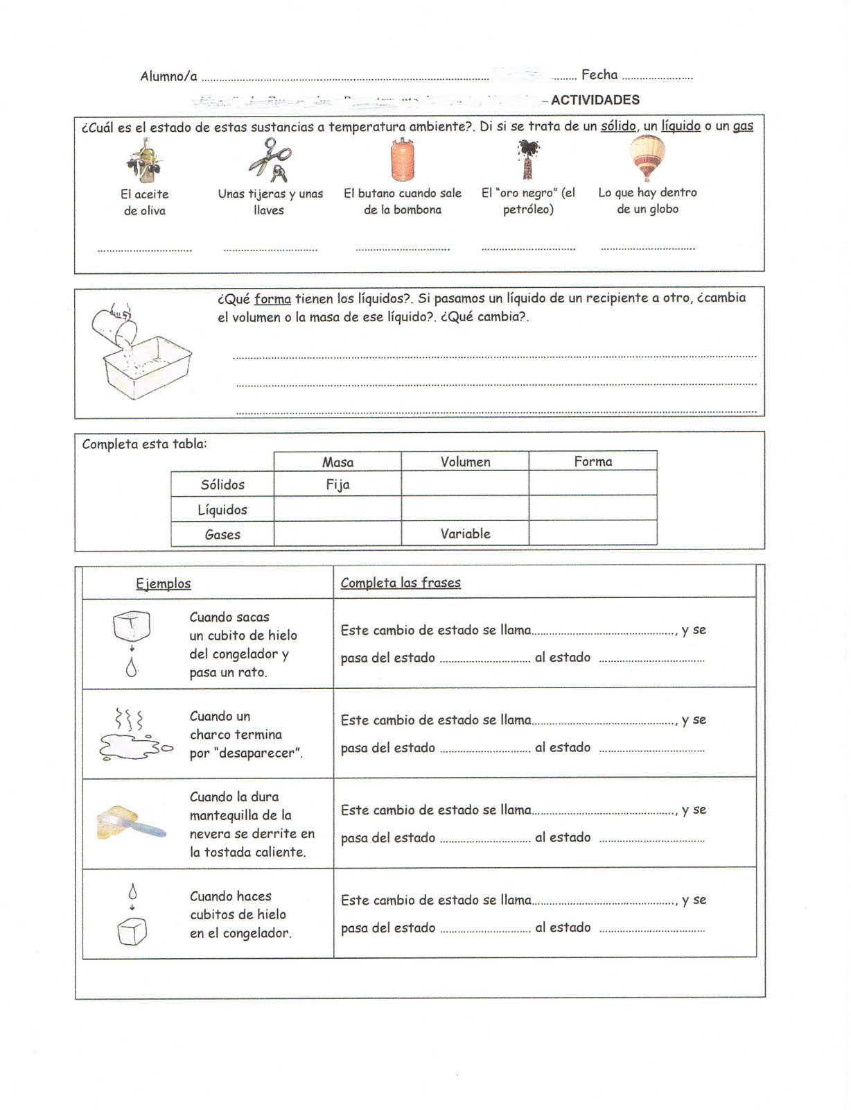 cienciasfisicas2: Actividad de refuerzo sobre estados de la materia y ...