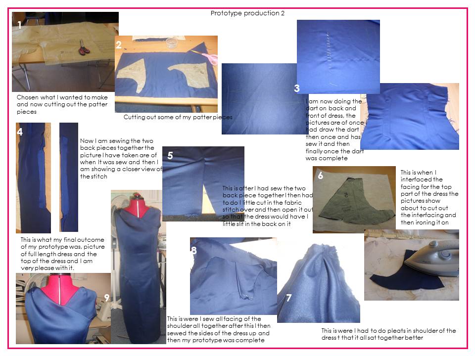 Chloe's textiles work: Prototypes