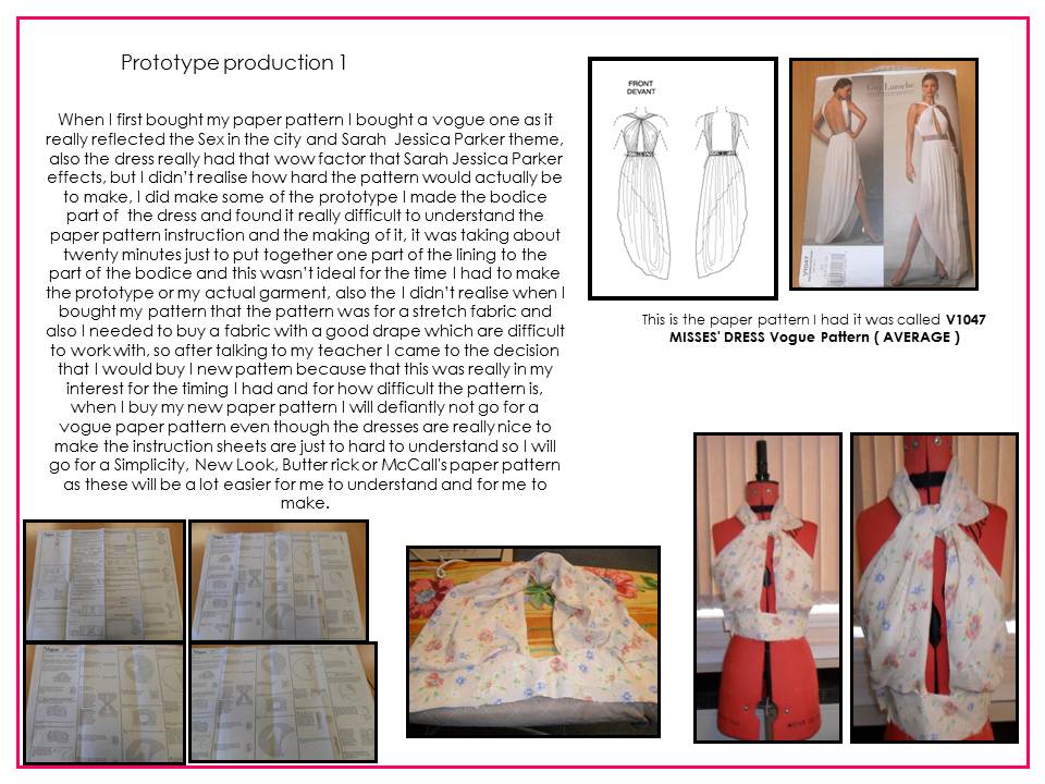 Chloe's textiles work: Prototypes