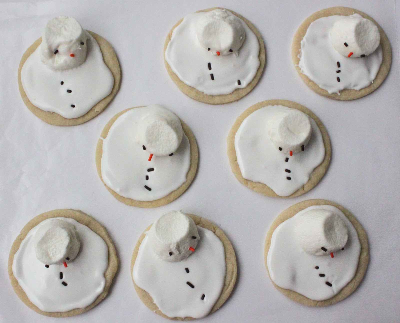 Christmas Traditions: Melted Snowman Sugar Cookies and Sugar Cookie ...