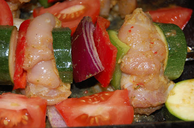 Chef Jeenas food recipes: Quick Garlic Chicken Kebab Recipe