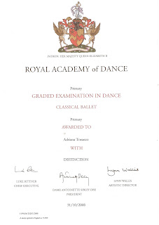 Ballet de Maruxa Ortiz: Entrega de diplomas del Royal Academy of Dance