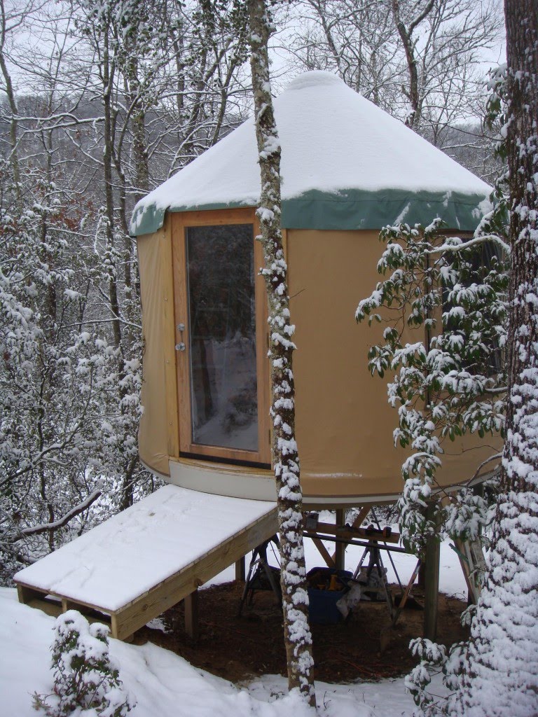 Shedworking: Yurtworking: Laurel Nest Yurts