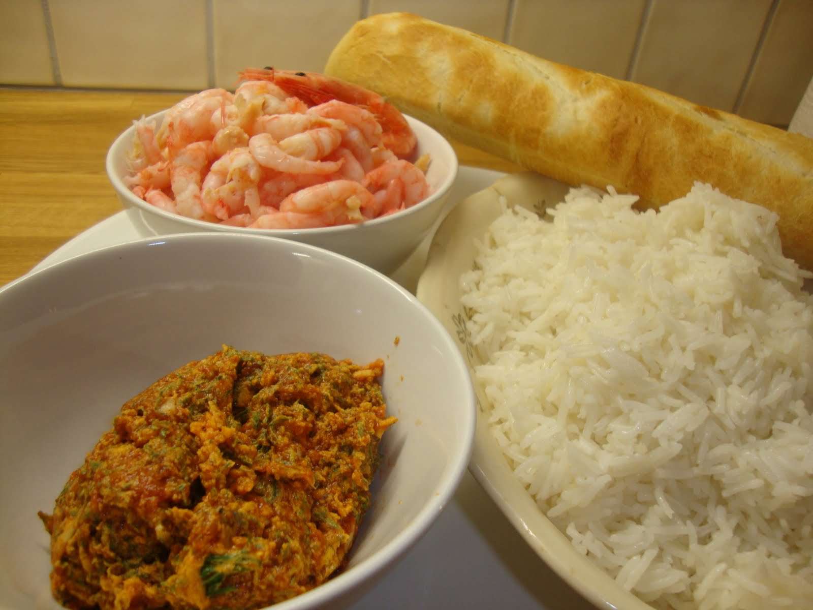 Frostrosor: Kryddigt räkris