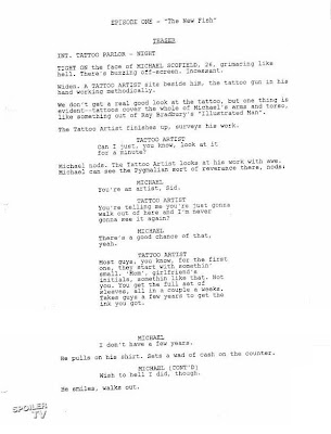 SohoMeetsSolo: Original Prison Break Script: The Pilot
