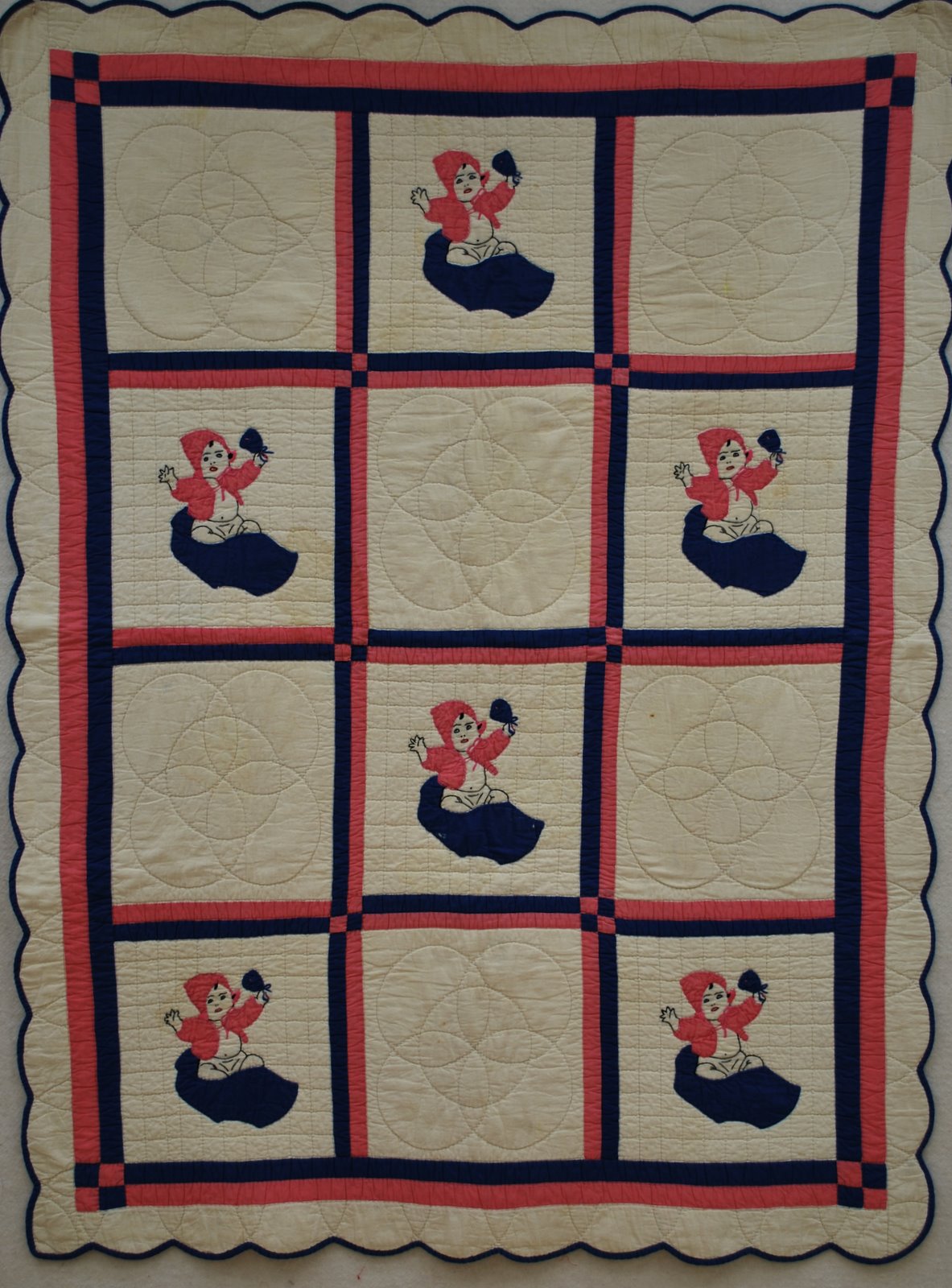 Quilts-Vintage and Antique: Little Dutch Girls