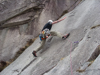 Jays Climbing: Etive Slabs- The Hammer