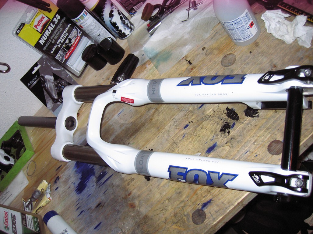 Ejepasante: Intercambio de barras y puente entre dos FOX 36, VAN R y ...