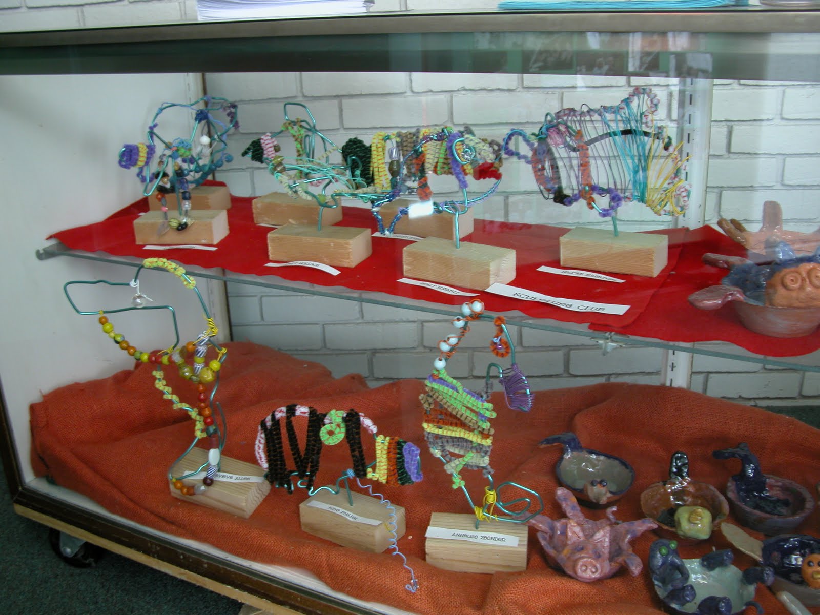 Tamara Hallock Art Teaching Portfolio: Sculpture Club- Elementary