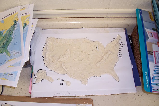 Welcome to the Wonderful World of 3rd Grade!: Our Salt Dough Maps and ...