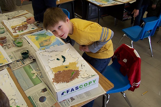 Welcome to the Wonderful World of 3rd Grade!: Our Salt Dough Maps and ...