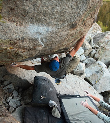 Bishop Bouldering Blog: Lessons at Rock Creek (v13?) by Charlie Barrett