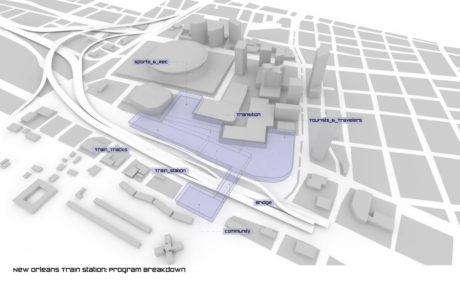 Studio Ra: New Orleans Train Station Concept 01