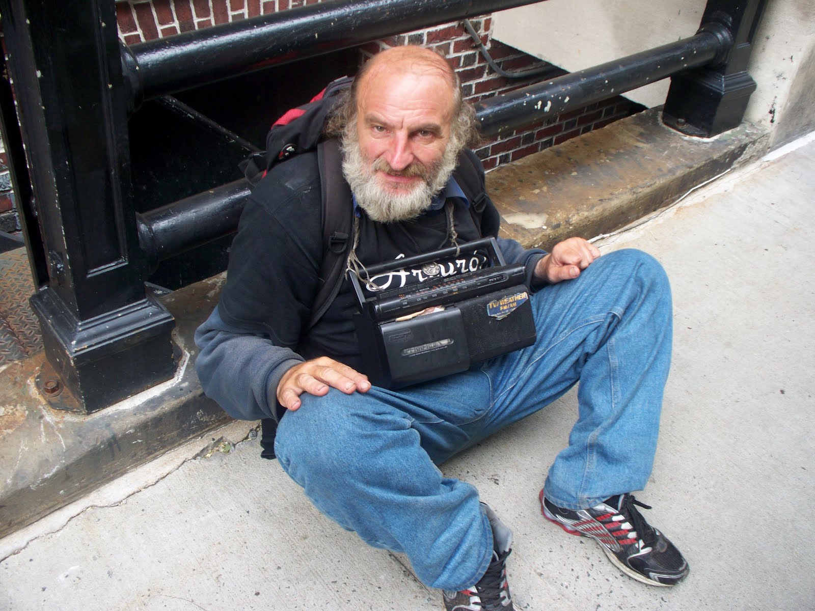 Met this guy in New York, I thought he was homeless... : funny