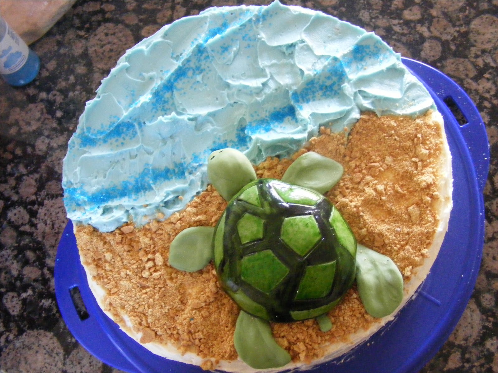 The Purple Door Kitchen: Sea Turtle Cake