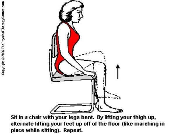 seated hip flexion exercise > OFF-72%