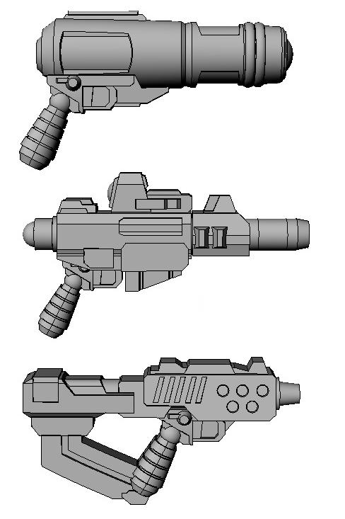 15mm Scale Weapons For Rebel Minis