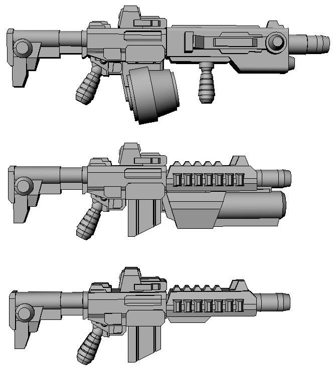 15mm Scale Weapons For Rebel Minis