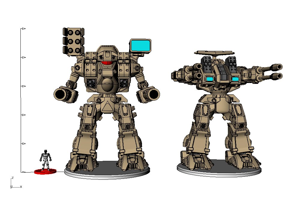 1/100th Scale Destroid Reference, Part 3