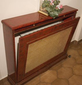 art amb fusta: Tapa radiador amb porta