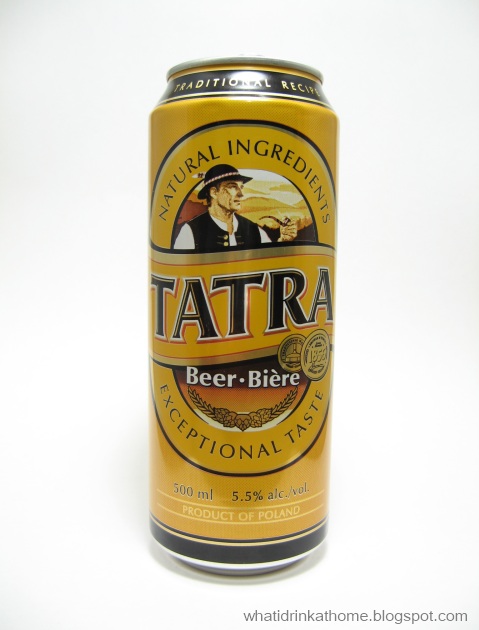 What I Drink At Home: Tatra Beer Review