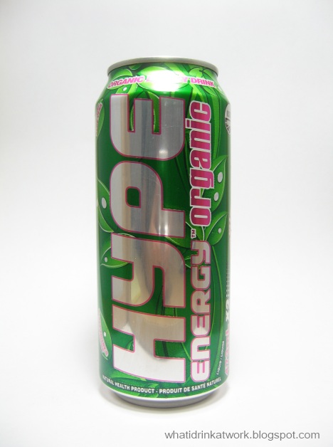 What I Drink At Work: Hype Energy Organic Energy Drink Review