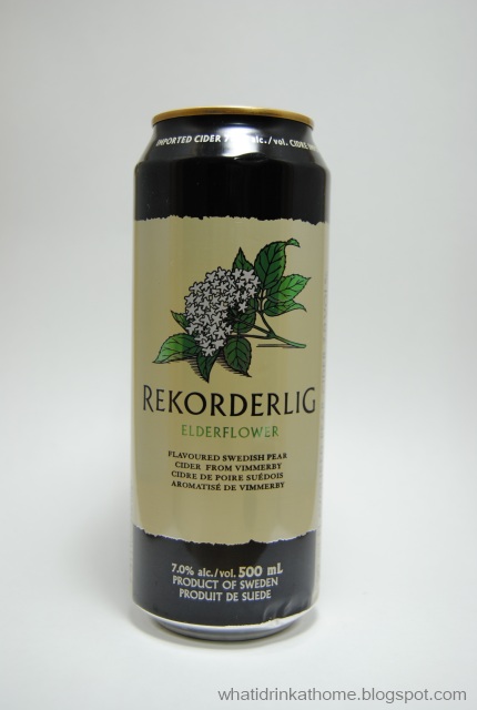 What I Drink At Home: Rekorderlig Elderflower Cider Review