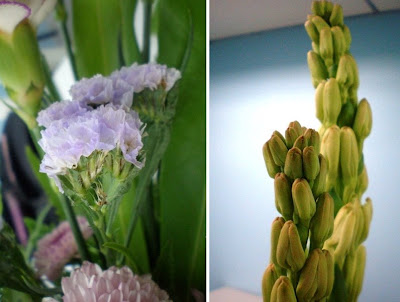 Flowers in Love: Fancy some purple 'T'? - Vertical Shape (Inverted T)