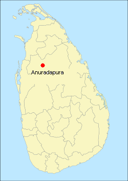 Anurapura: Anuradhapura map