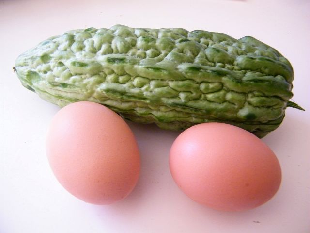 adobongblog: Ampalaya with egg