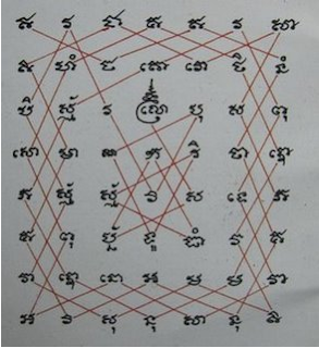 World of Amulets: Diamond Armour Yant - "Yant Krao Paetch"