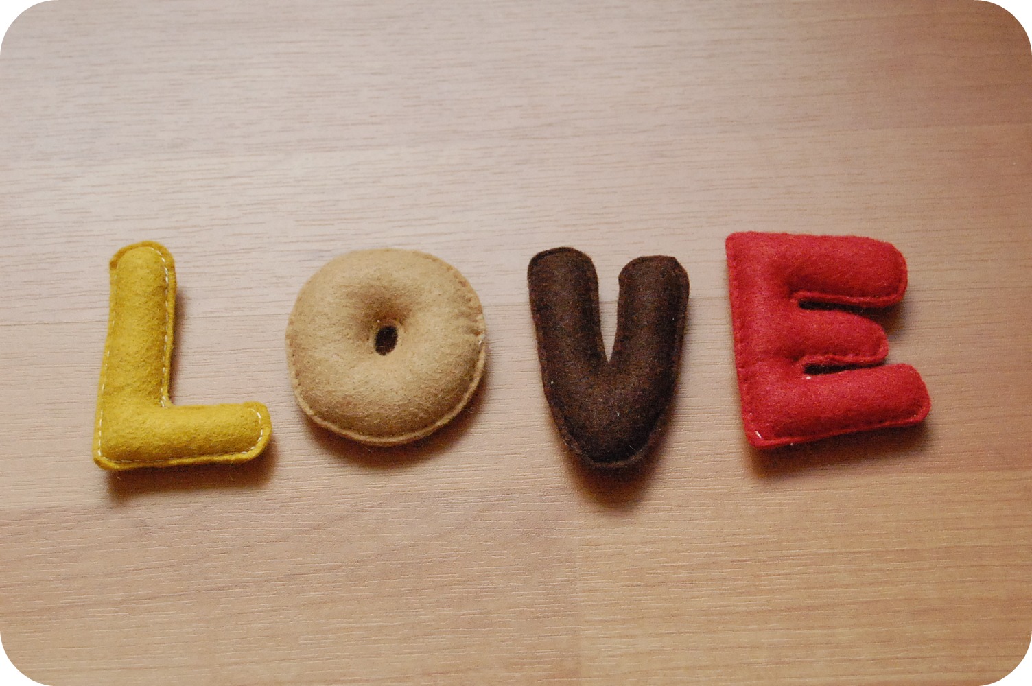 Everyday Muses Felt Alphabet Letters