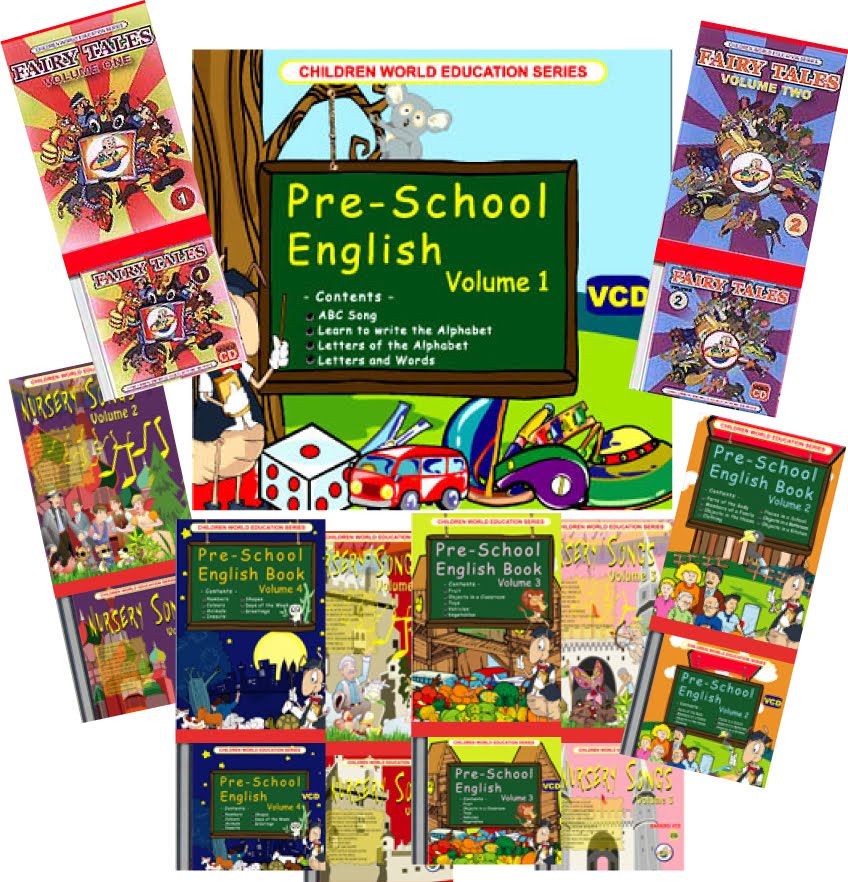 AJ MALL: Kids Pre-school BOOK WITH VCD