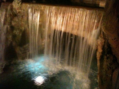 Kids and Mice: Finding Nemo Ride Waterfall at Night - Wordless Wednesday