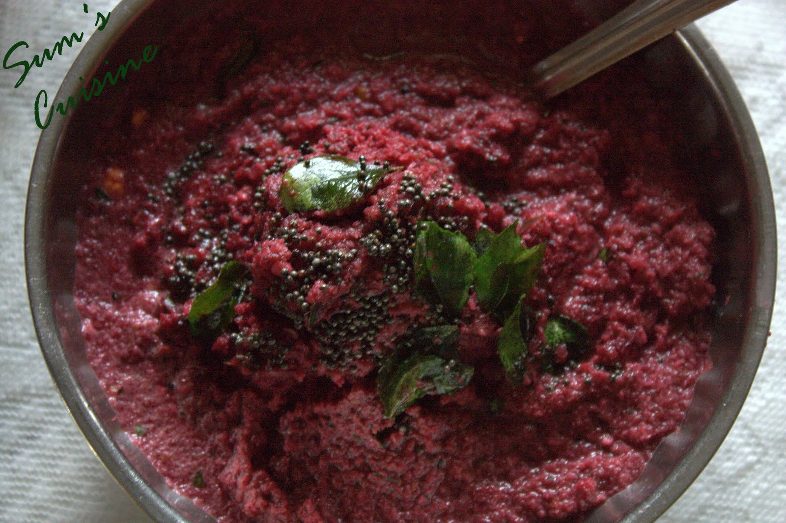 Sum's Cuisine: Beetroot Chutney