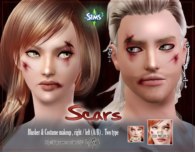 My Sims 3 Blog: Scars by Tifa