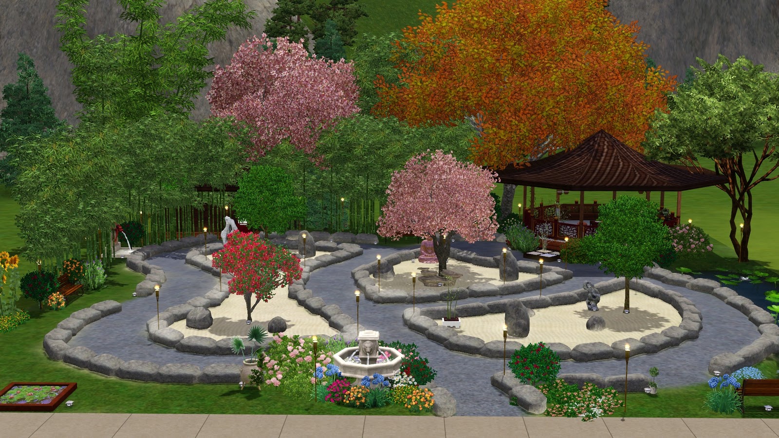 My Sims 4 U: Zen Garden Paths by Sehana