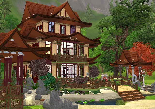 My Sims 3 Blog: Chinese House II by JarkaD