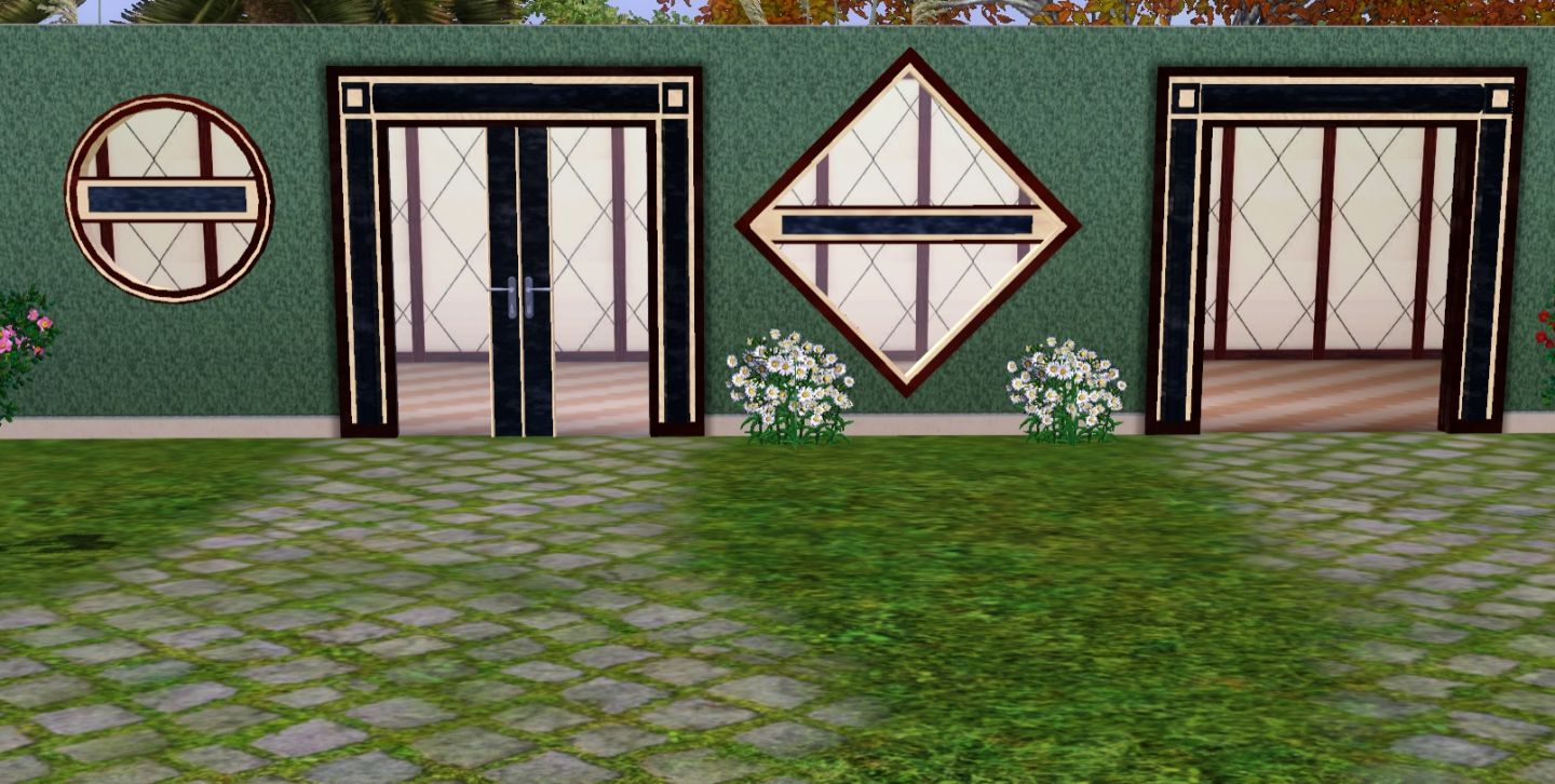 My Sims 3 Blog: Stylish Design Set Windows and Doors by Canelline