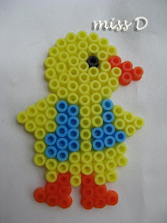 Miss D Creations: Lil'Chicken - Hama Beads