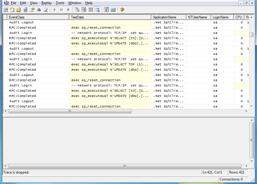 Softminernet How To Filter Sql Server Profiler Log