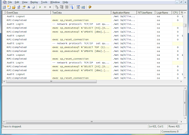 Softminer.Net: How to filter SQL Server Profiler Log