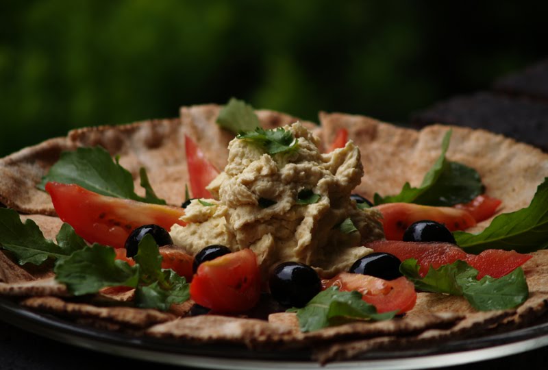 Aubergine, Sweet & Green: Hummus