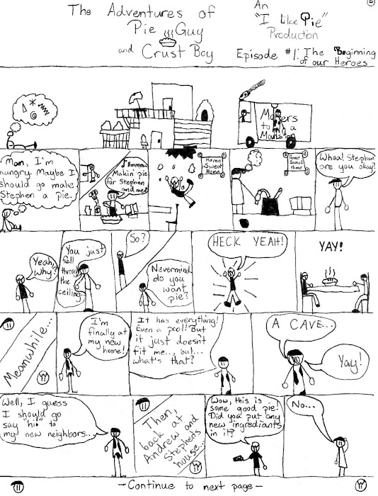 The Adventures of Pie Guy and Crust Boy: Comics: Pie Guy and Crust Boy ...