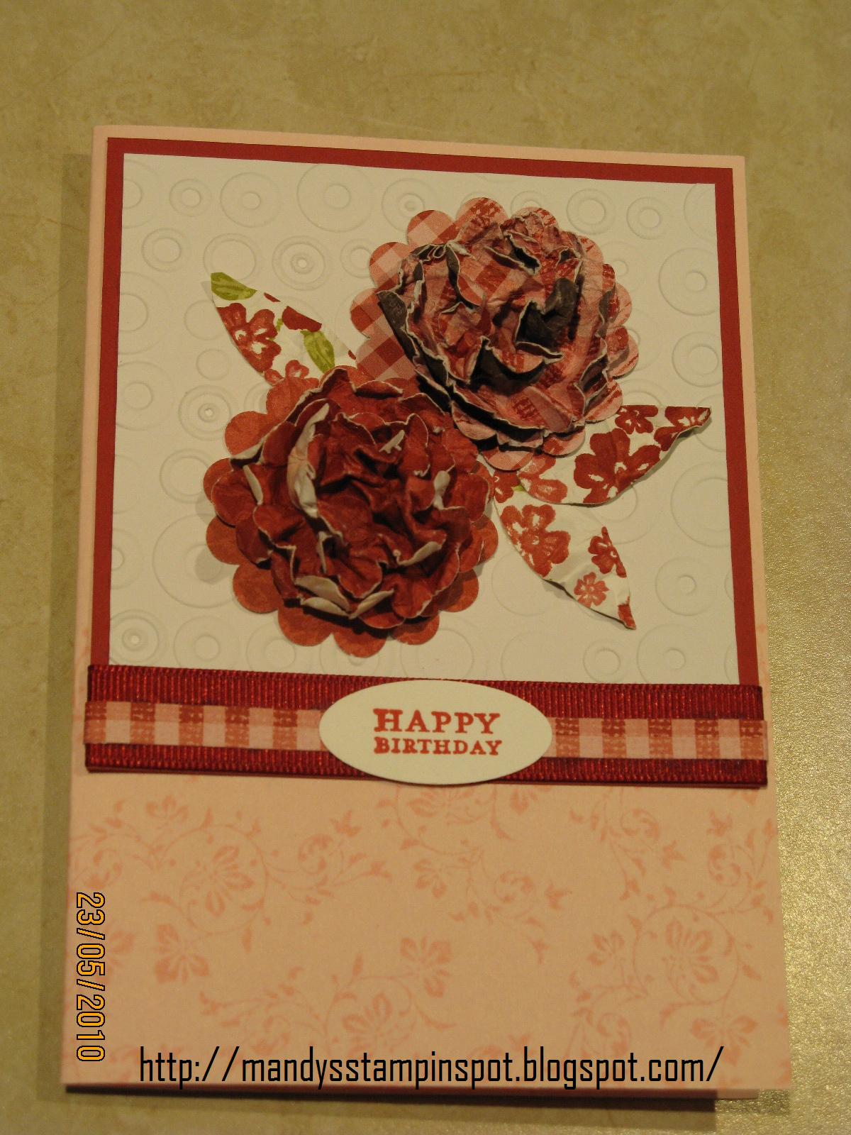 Mandy's Stampin Spot: Stampin Up - Scallop Punch