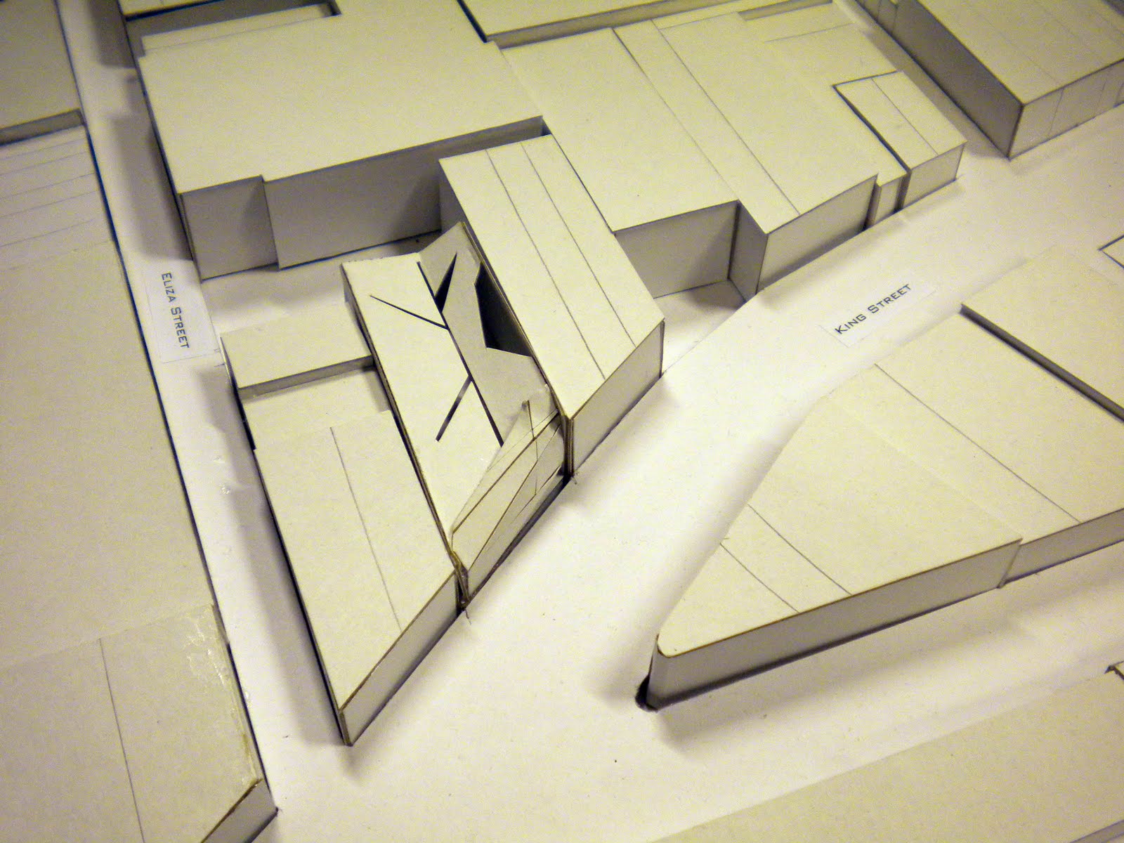 Architectural studies: Project 3 - Gallery - Massing Model