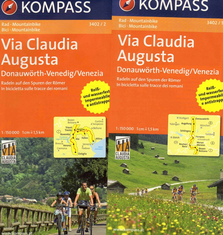 Via Claudia Augusta Altinate: Cartografia e mappe Via Claudia Augusta.