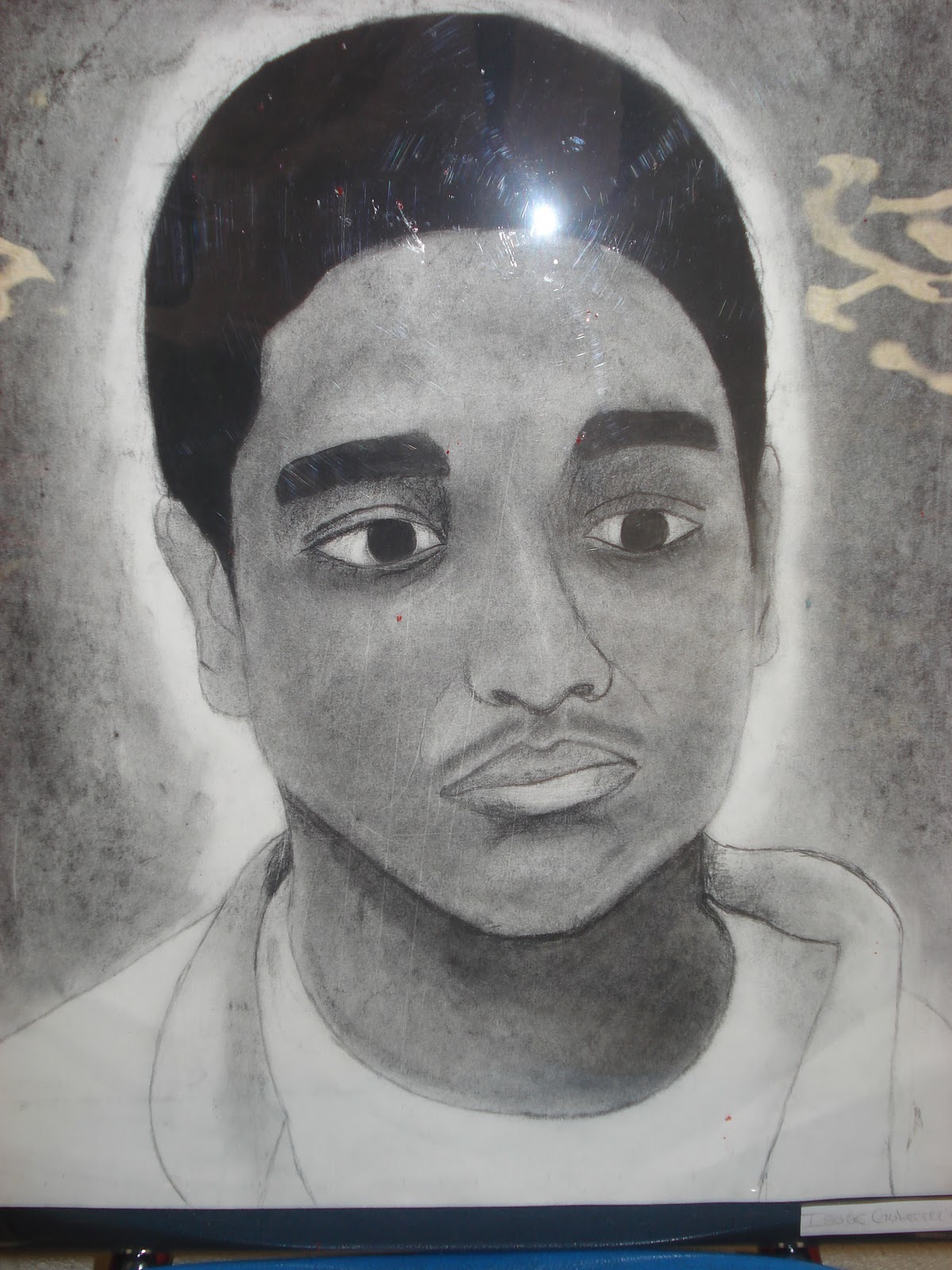 AllGoldEverythingArt: 8th Grade Self Portraits