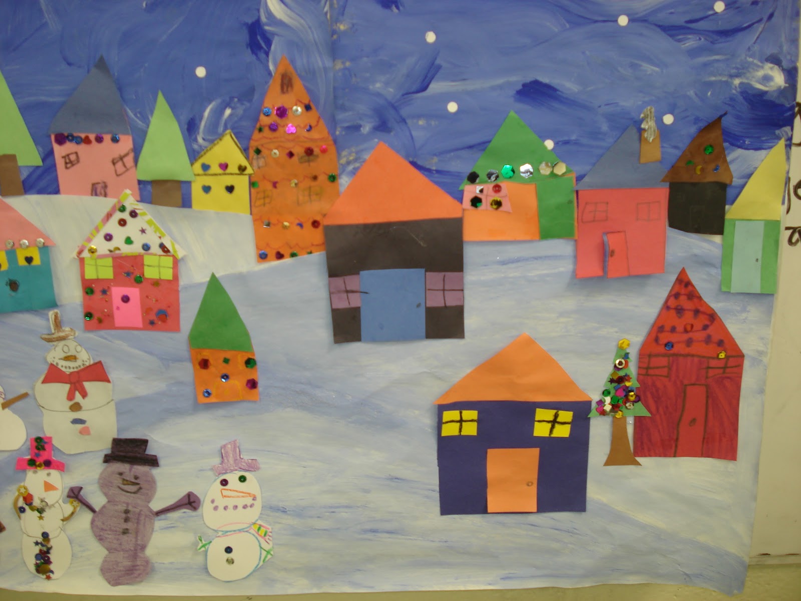 AllGoldEverythingArt: Winter Mural